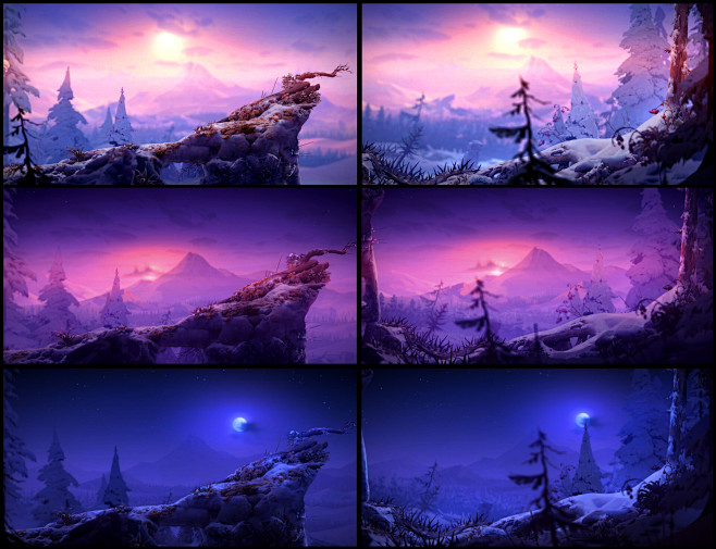 {游戏系列}奥地利ori《奥日与黑暗森林》（UI,角色，场景）