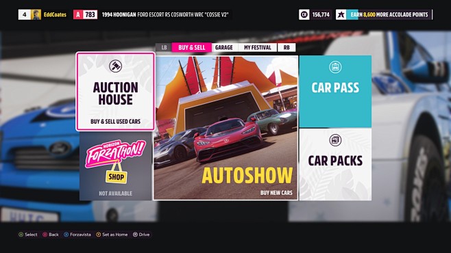 Forza Horizon 5 Game UI Database
