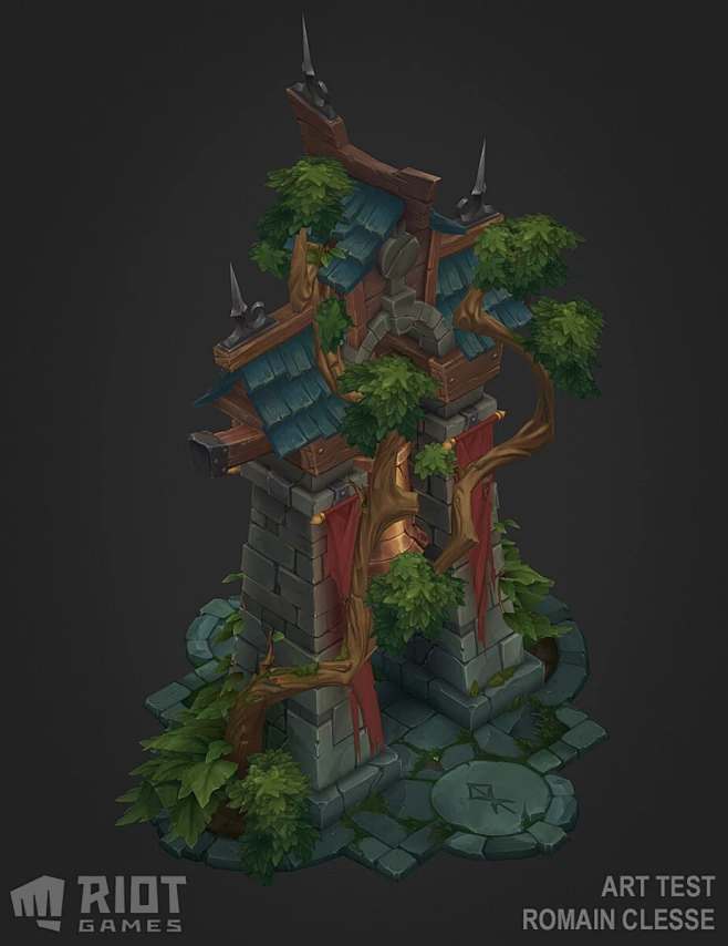 Riot Games : Art test, Romain Clesse : This is my successful art test ...