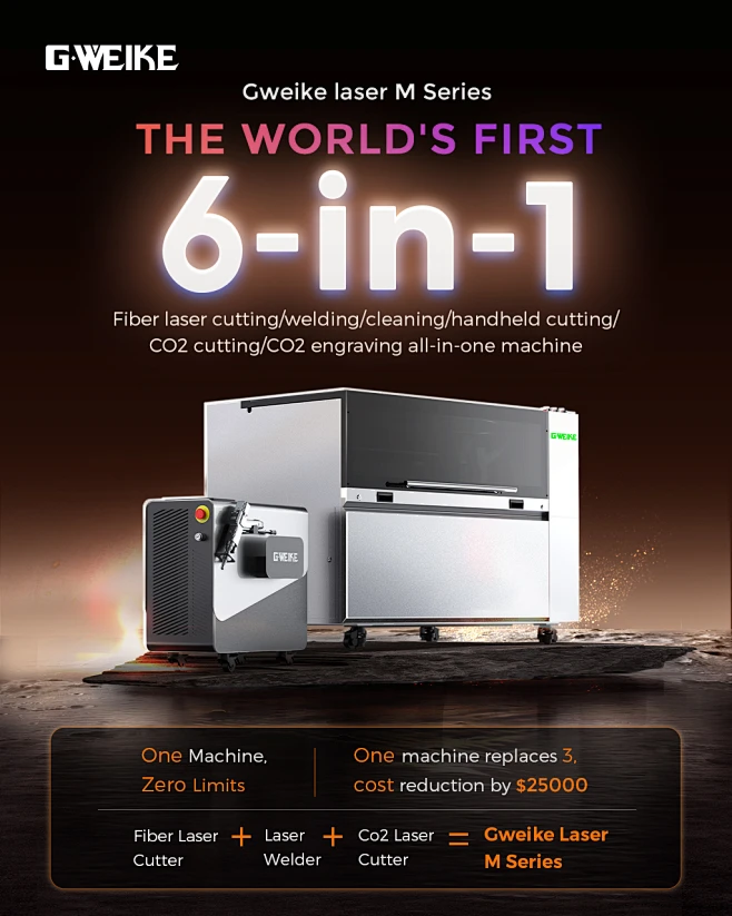 可能是包含下列内容的图片：热水器和上面的文字是“G-WEIKE Gweike laser M Series THE WORLD'S FIRST ...