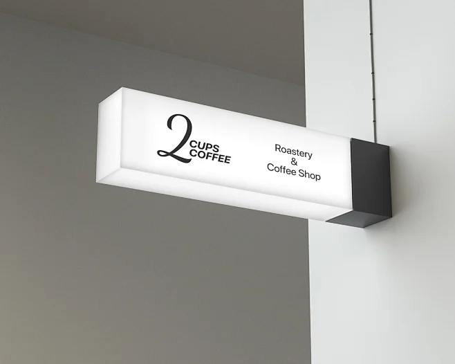 backlit branding design free mockup indoor light box lightbox logo sign ...