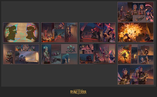 {游戏系列}美国RUNETERRA符文传说（UI,角色，场景）-花瓣网