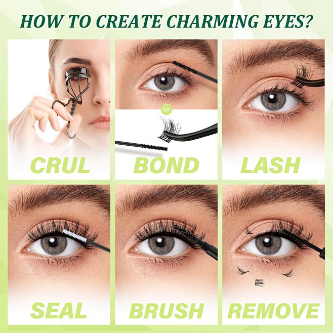 Amazon.com: Lash Extension Kit 3D Effect Fluffy Lash Clusters Kit KEYYOU 120pcs D Curl 8-18MIX ...