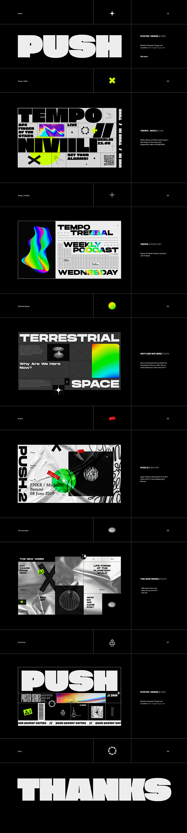 PUSH - poster series