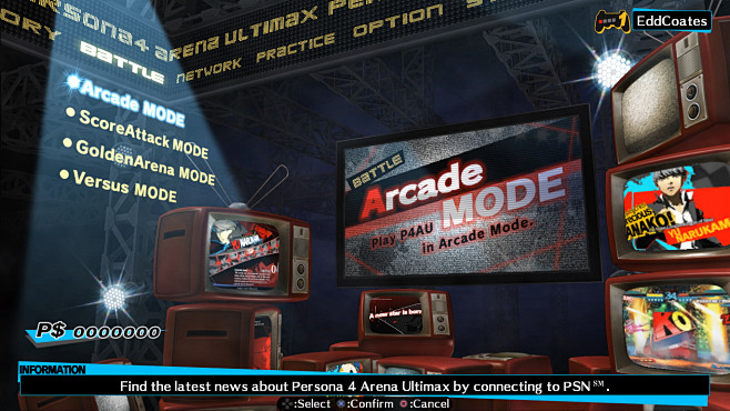 Persona 4 Arena Ultimax | Game UI Database : The ultimate screen ...