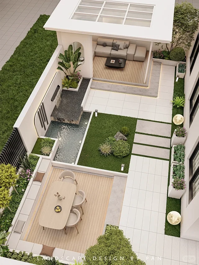 庭院设计平面图 - 小红书搜索-花瓣网