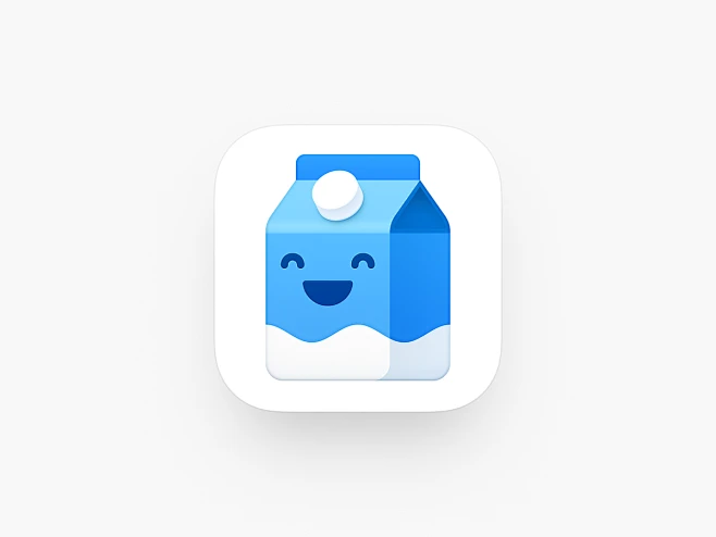 Milk Carton Icon bigsur icon big sur icon dairy product emoticon ios ...