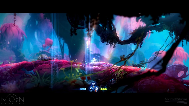 {游戏系列}奥地利ori《奥日与黑暗森林》（UI,角色，场景）-花瓣网