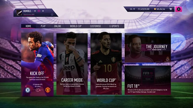“fifa18 ui”的图片搜索结果-花瓣网