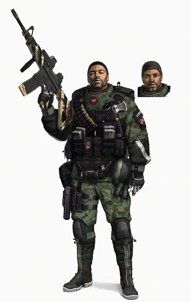 ArtStation - Crossfire: WAR ZONE, dia nak-花瓣网