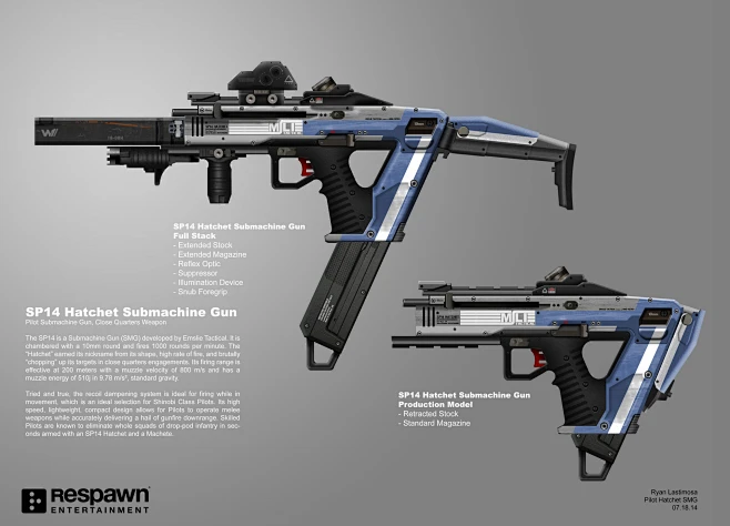 Titanfall 2 Alternator SMG, Ryan Lastimosa : The Alternator SMG was ...
