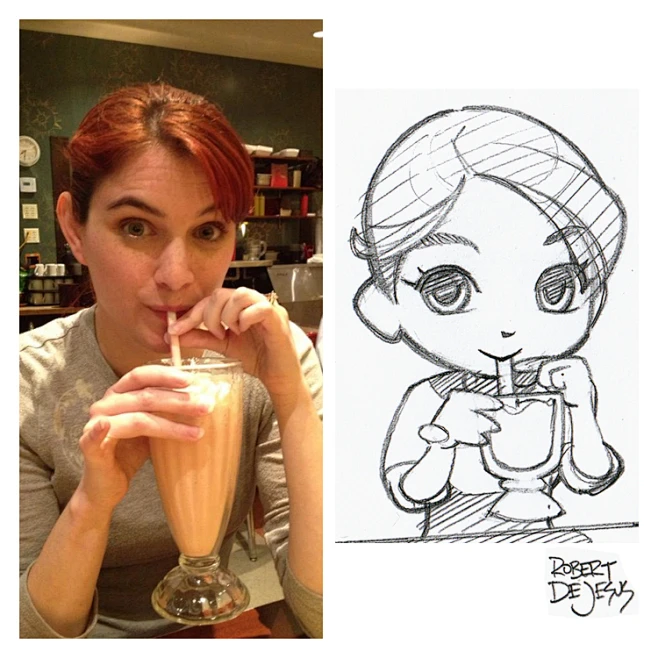 Chibi Milkshake by Banzchan on deviantART-花瓣网