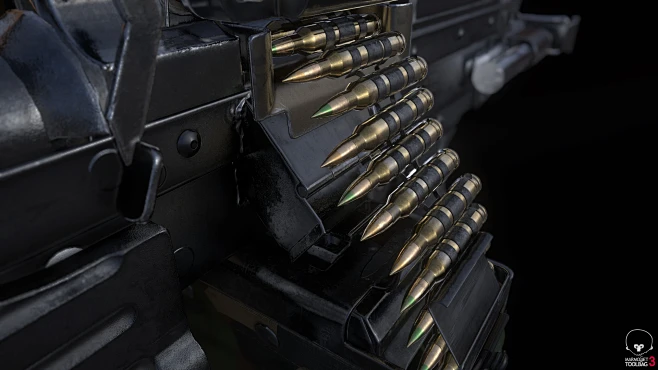 M249 with scopes, PATRICK BENAI : This is a M249 version customized ...