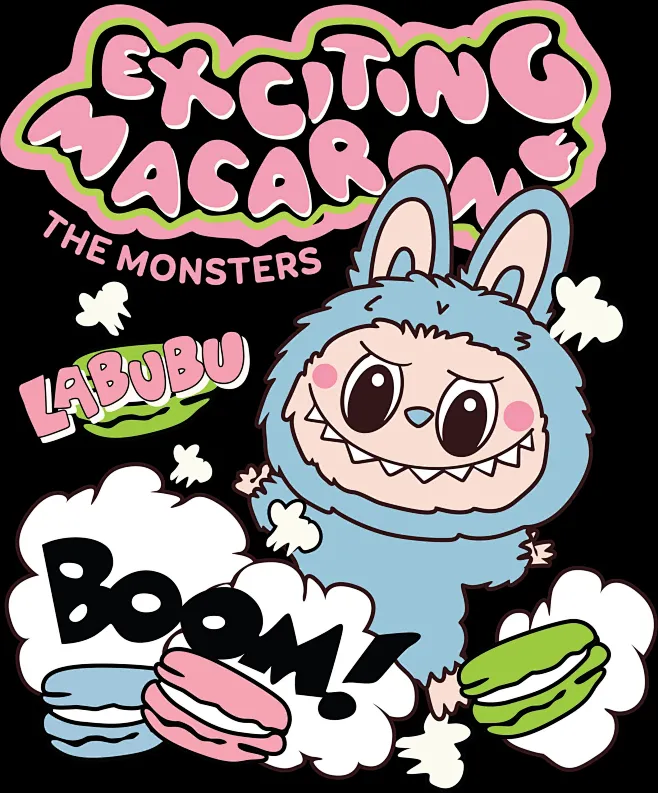 其中包括图片：Cute Labubu Inspired Art PNG | Kawaii Printable Digital Download ...