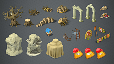 2.5D场景-花瓣网|陪你做生活的设计师 | D Sprites - Manor Cafe (Gardenscapes ...