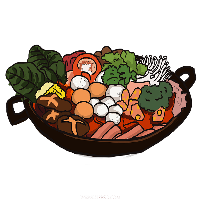 食品美食插画PNG图片