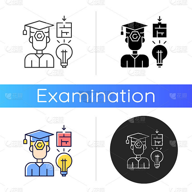 基于案例的考试图标