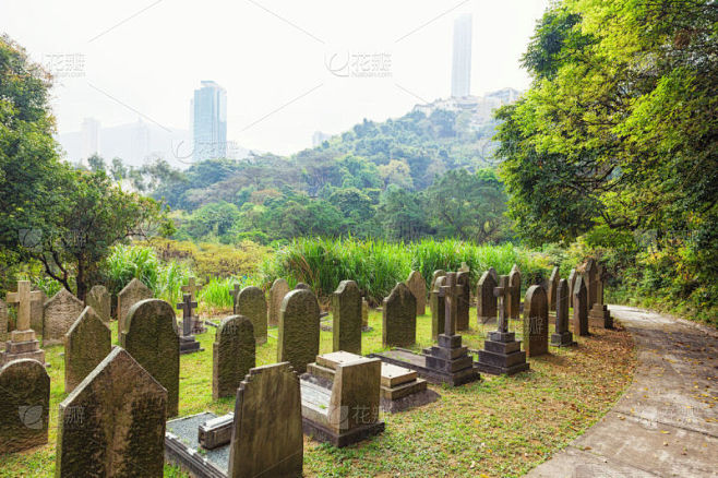 墓地,墓碑,葬礼,纪念物,基督教,死的,墓穴,水平画幅,地形,无人