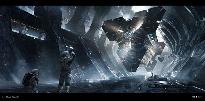 GRAY PLANET 探索 概念插画 --- IGZPI-花瓣网