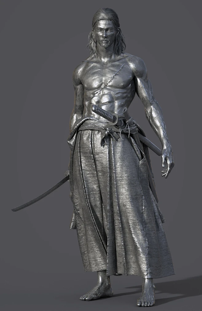 浪客行 fan art, Wai Wing Wong : Modeled in maya, zbrush and marvelous ...