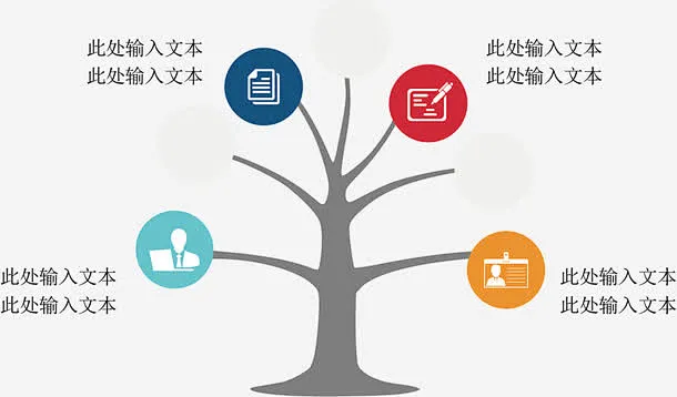 矢量树状图_新图网 https://www.ixintu.com 商务 图表 图标 矢量 ppt元素-花瓣网