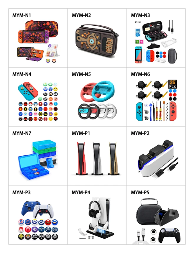 Customized packaging Joystick Controller Thumb Grips Wholesale PS5, PS4 ...