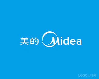 美的 Midea logo设计欣赏-花瓣网