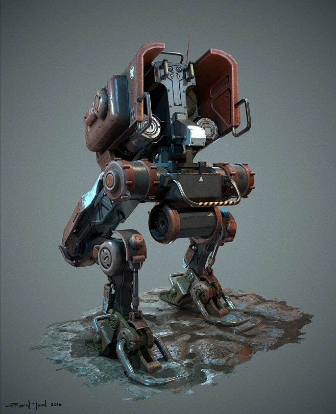 TOAD - WALKER GEAR, Robin Tran : Inspired by the D-walker from MGS5 The ...