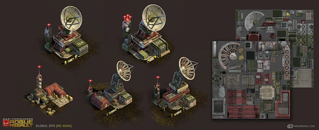 WCRA Mobile Art, Mat Burbank : WAR COMMANDER: ROGUE ASSAULT - Low Poly ...