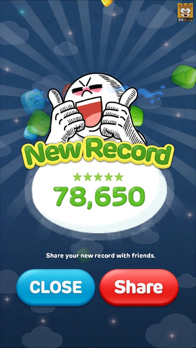 LINE《 JELLY》手机游戏UI设计-花瓣网