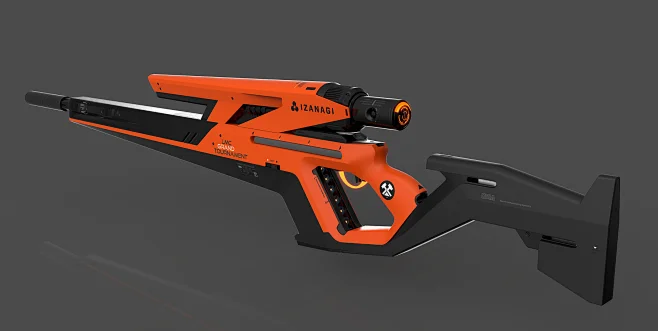 科幻枪械原画科幻武器原画科幻热武器原画来自cgbook.cn (614)-花瓣网