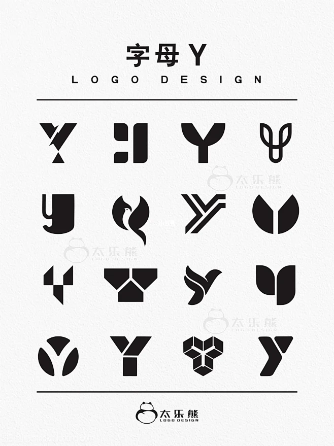 300个字母Y的logo设计（一）-花瓣网