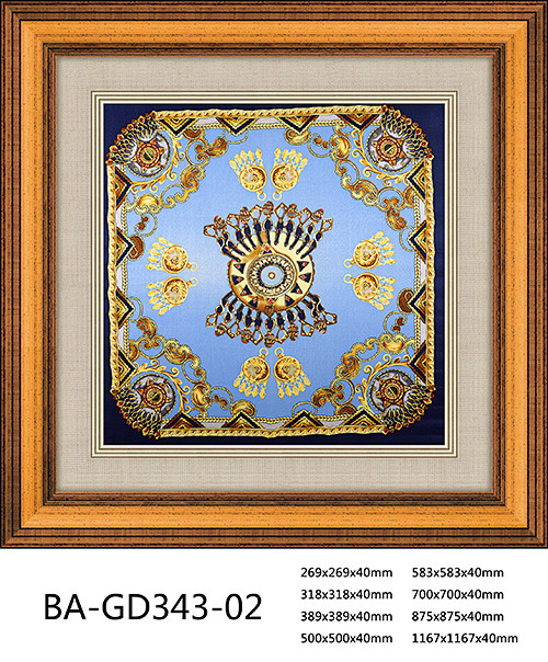 BA-GD343-02爱马仕丝巾图案装饰画#爱马仕# #丝巾# #个性# #客厅# #卧室...