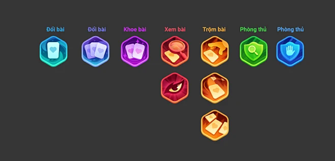 screenshot UI/UX Mobile app game Game Art Thailand Poker cards ...