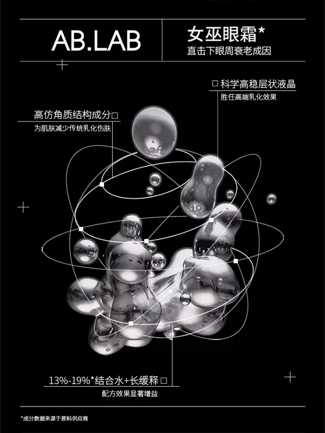 AB.LAB女巫眼霜精华黄龙胆黑眼圈细纹提拉紧致抗皱官方正品15g-tmall.com天猫-花瓣网