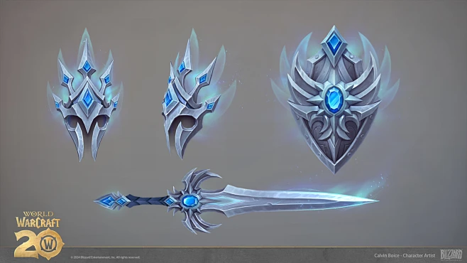 World of Warcraft 20th Anniversary Coldflame Items-花瓣网
