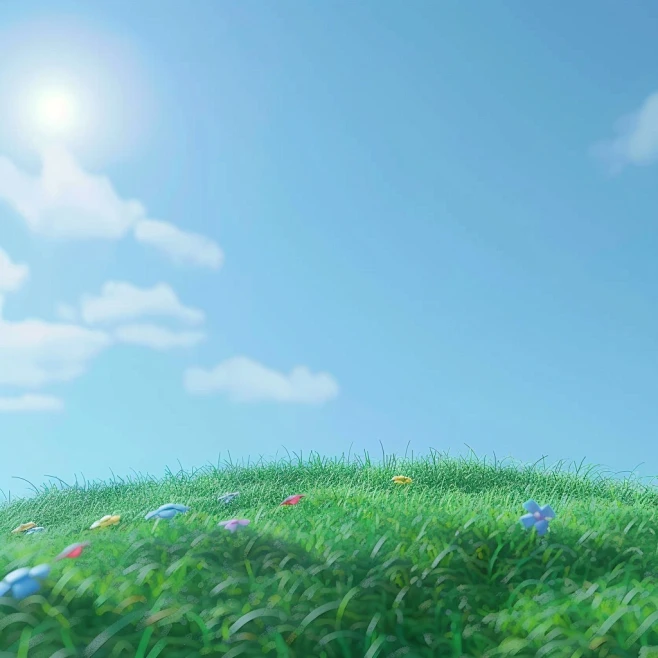 Simple background blue sky background, sunlight hitting from left side ...