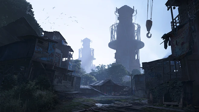 Post Apocalyptic Base-花瓣网