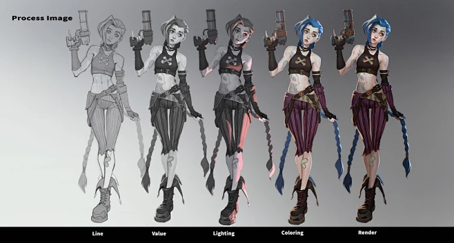 Jinx&Yasuo class demo-花瓣网