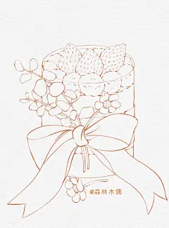 iPad线稿风菜单_小芒同学__插画师作品_涂鸦王国gracg.com-花瓣网