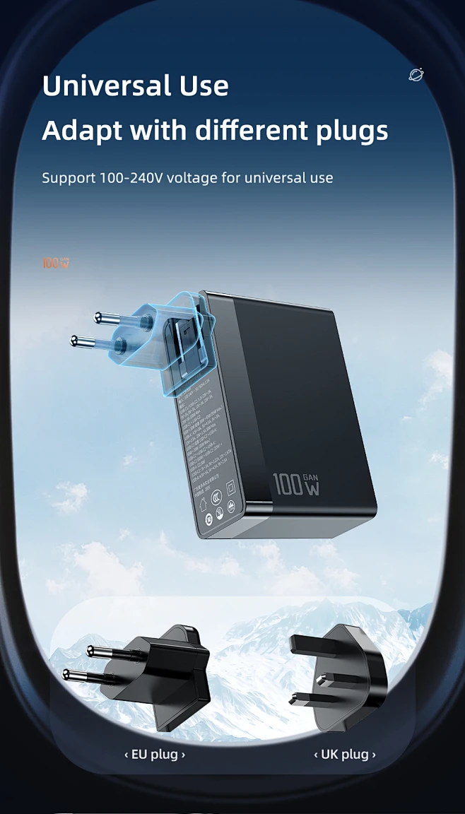 46.0US $ |Usb Charger MCDODO 100W GaN 3 Port USB Charger Power Delivery ...