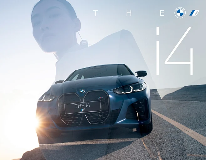 automotive BMW double exposure Photography portrait-花瓣网