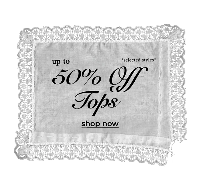 UP TO 50% OFF TOPS-花瓣网