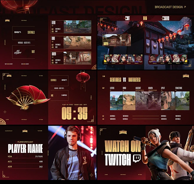 3D design esports Games Valorant RIOT GAMES concept art broadcast ...