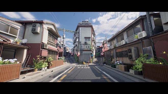 ue5场景街道练习