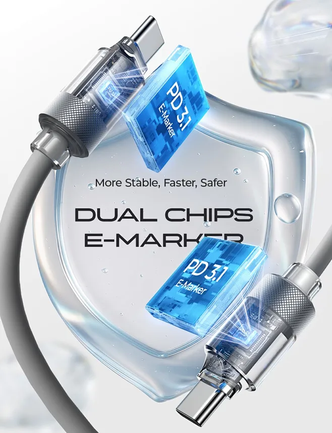 Amazon.com: LISEN 10FT USB C Cable,100W Soft Silicone USB C to USB C ...