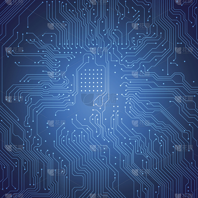 矢量,背景,电路板,纹理效果,能源,用栅木板阻断,绘画插图,中央处理器,计算机制图素材-花瓣网