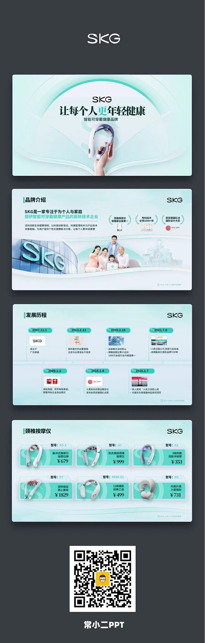 整套ppt模版灵感参考 @多梦PPT⇦ https://huaban.com/user/tooodream 产品介绍skg -花瓣网