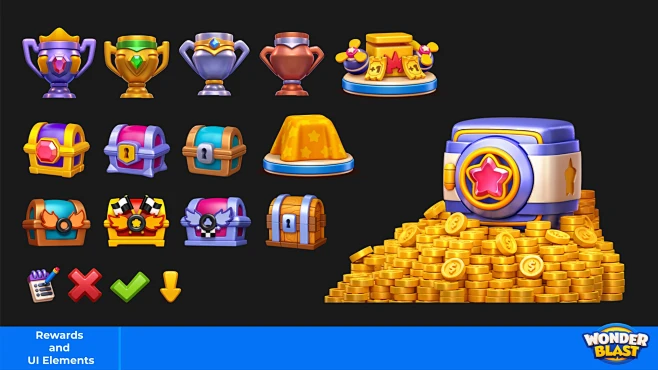 Wonder Blast Gameplay Items-花瓣网