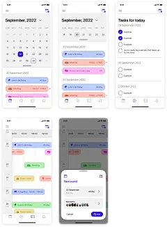 calendar dashboard desktop flowchart mobile Mockup UI user flow ux ...